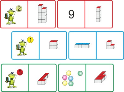 Mathemonsterchen - Würfelbauten